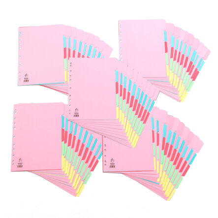 A4 Manilla File Dividers 10 Part | Document Wallets & Dividers | TTS