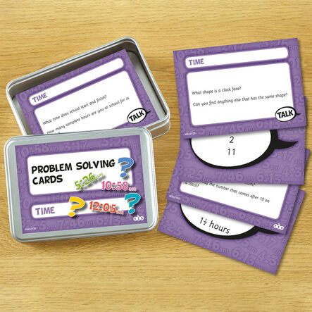 TTS Time Problem Solving Cards 100pcs | Reasoning & Problem Solving | TTS