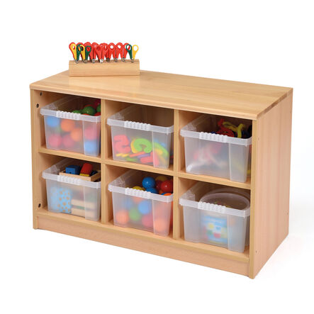 Room Scene Six Tray Storage Unit | Early Years Furniture | TTS