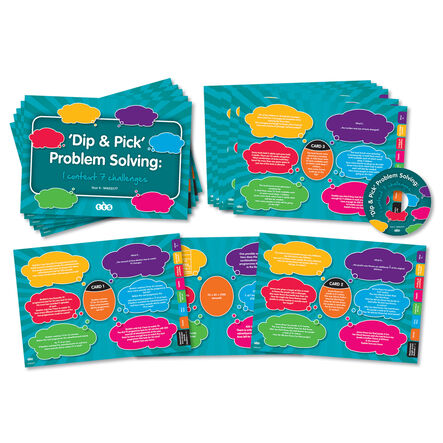 TTS Dip and Pick Maths Problem Solving Cards | Reasoning & Problem ...