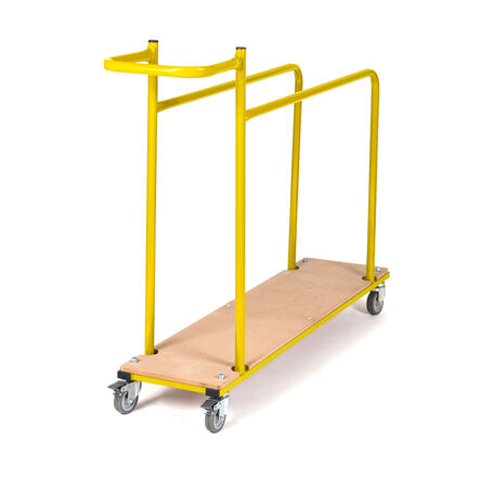 Large 12 Mat Vertical Gym Mat Trolley | Sports Storage | TTS