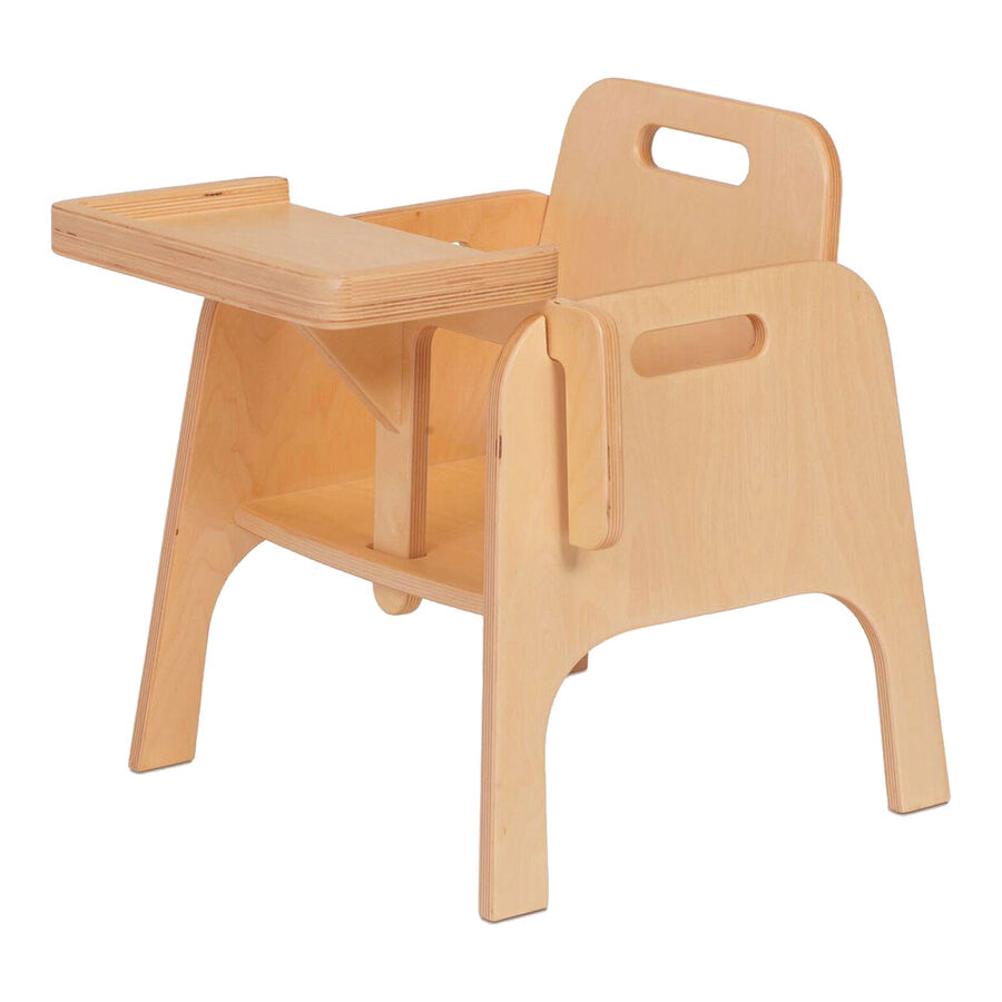 Wooden Infant Feeding Chair with Tray