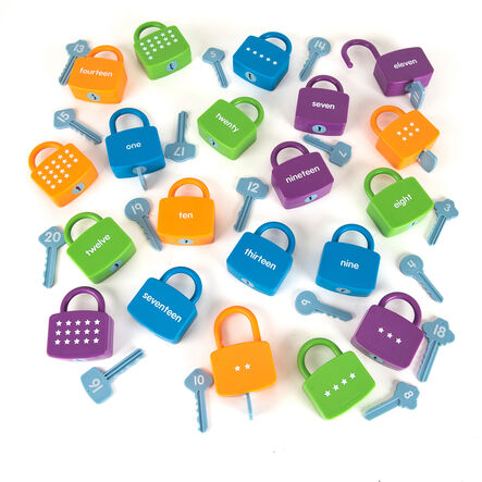 Learning Locks Padlock and Keys Matching | Number & Amount | TTS