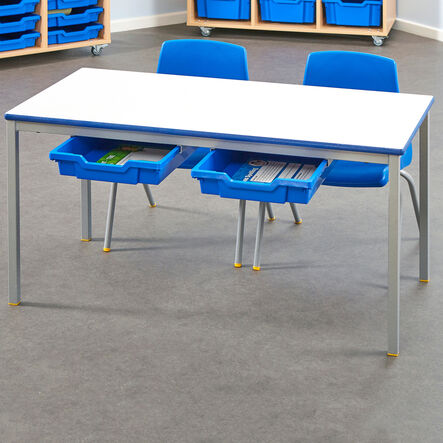 Fully Welded Rectangular Tray Table L110cm | Tables | TTS