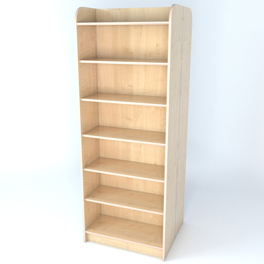 Double Sided Library Bookcase In Maple | Storage | TTS