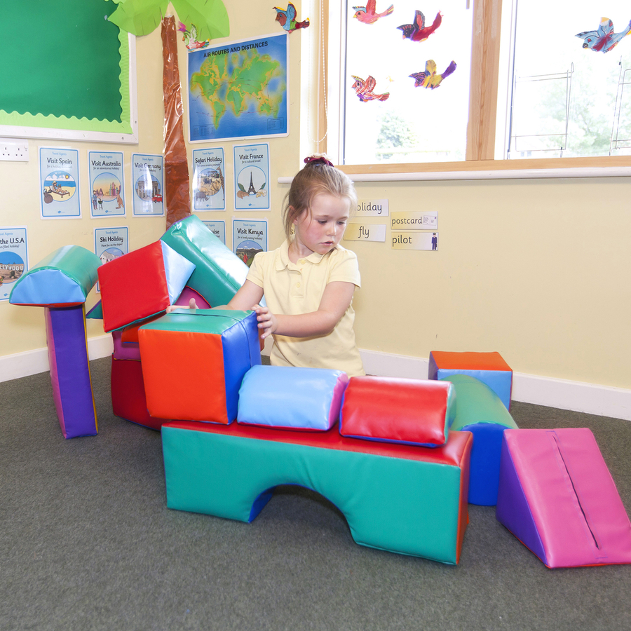 Buy Soft Play Childrens Construction Kit 14pk | TTS