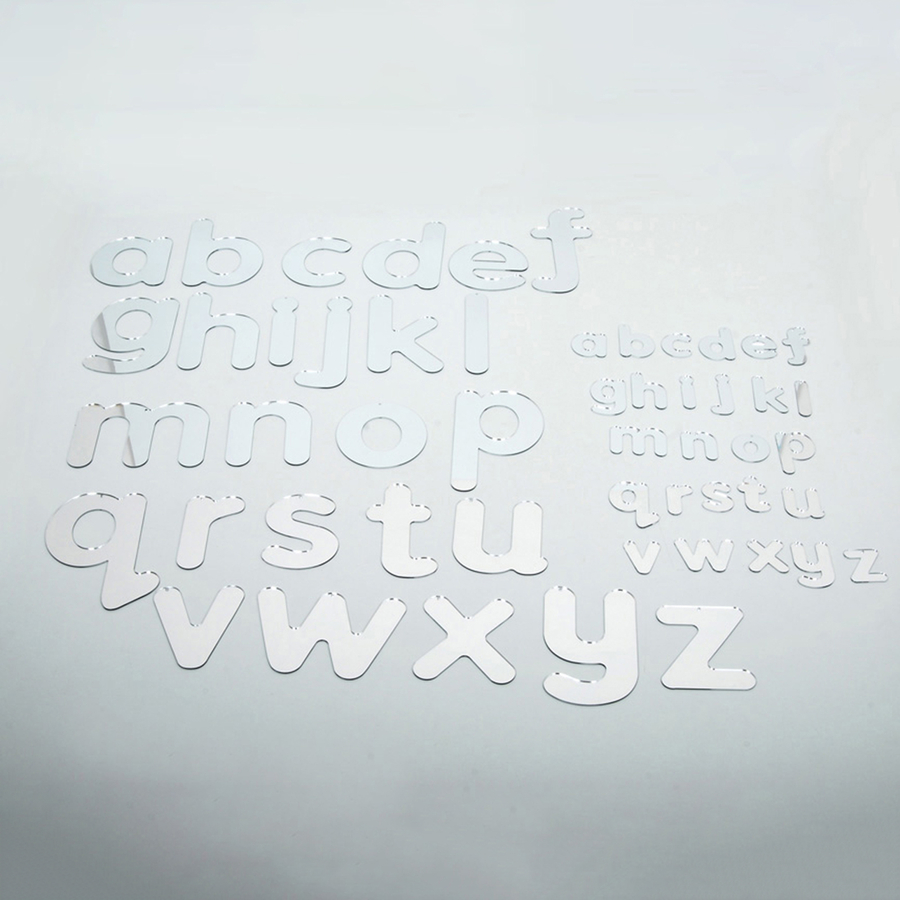 Small Mirror Alphabet Letters 26pk | Letters and Phonemes | TTS