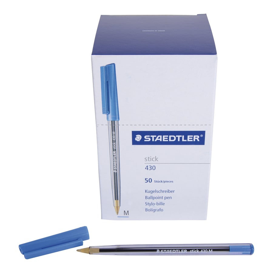 STAEDTLER 430 M Medium Ballpoint Pens 50pk | Writing Pens | TTS