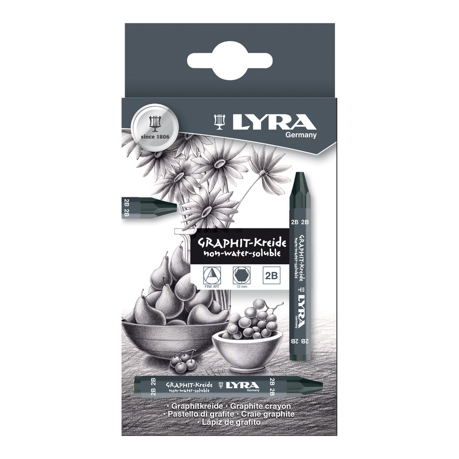 Lyra Graphite Chunky Crayons Tub 24 | Pencils & Accessories | TTS