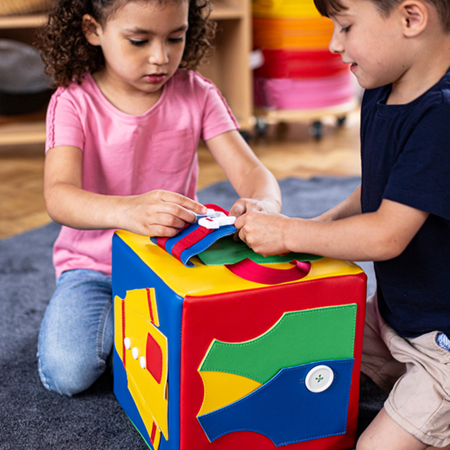 Getting Ready Softplay Activity Cube | Fine Motor Skills | TTS
