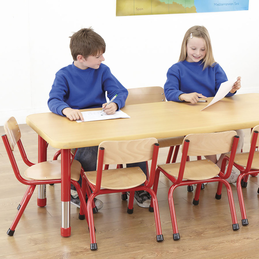 Copenhagen Height Adjustable Rectangular 8 Seater Table | Tables | TTS