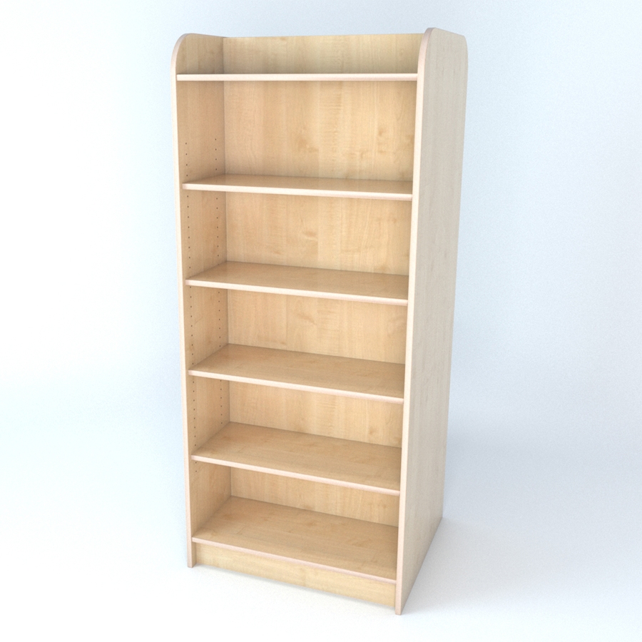 Double Sided Library Bookcase In Maple | Storage | TTS