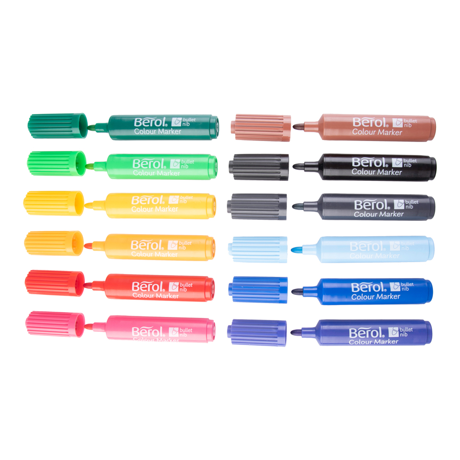 Berol® Colour Markers Assorted | Colouring Pens & Pencils | TTS