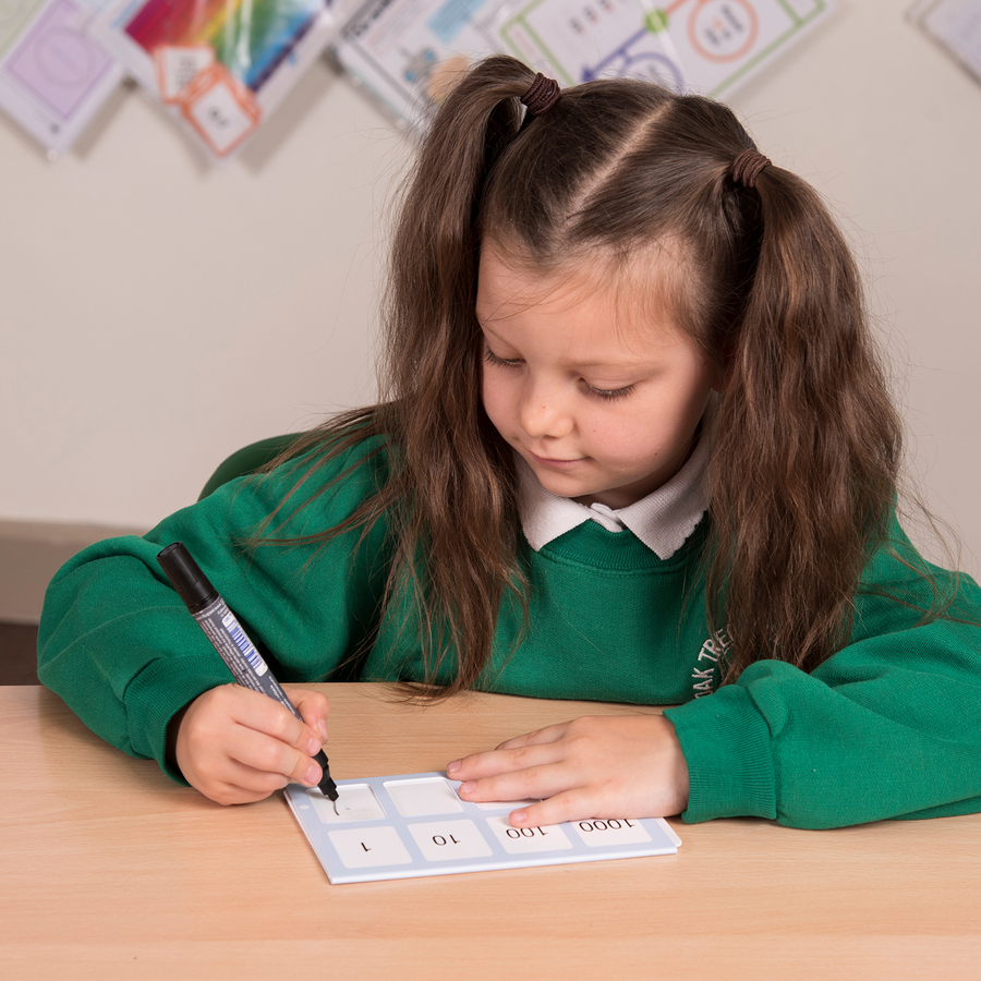 TTS Wipe Clean Place Value Slider | Place Value | TTS