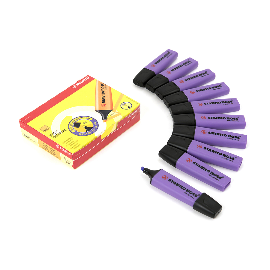 STABILO Chisel Tip Highlighters 10pk | Marker & Highlighter Pens | TTS