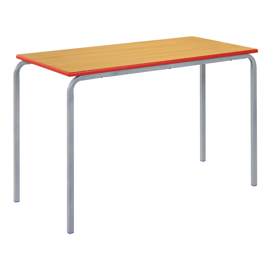 Crush Bent PU Edge Rectangular Table | Tables | TTS