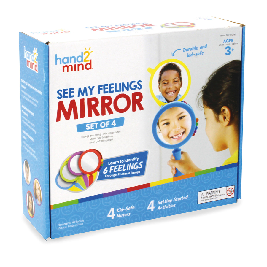 Learning Resources See My Feelings Mirror Set 6pk | Feelings & Emotions ...