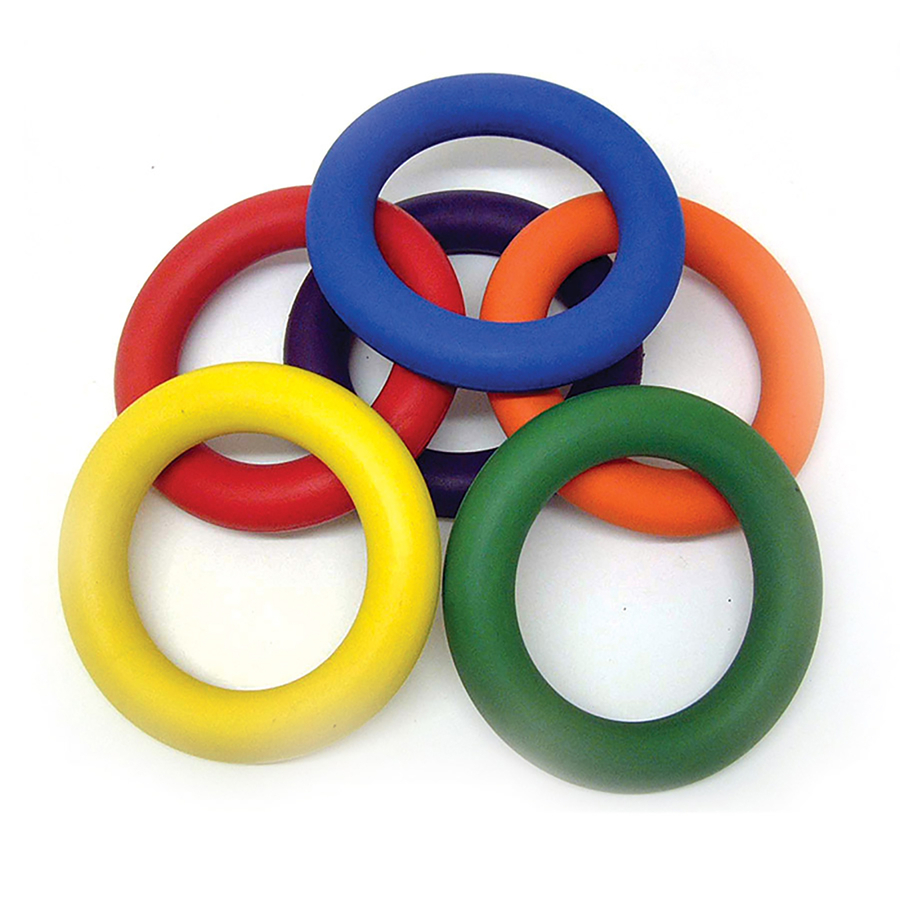 Rubber Quoits 6pk | Play Equipment | TTS