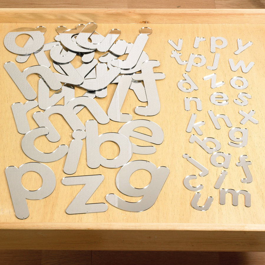 Small Mirror Alphabet Letters 26pk | Letters and Phonemes | TTS
