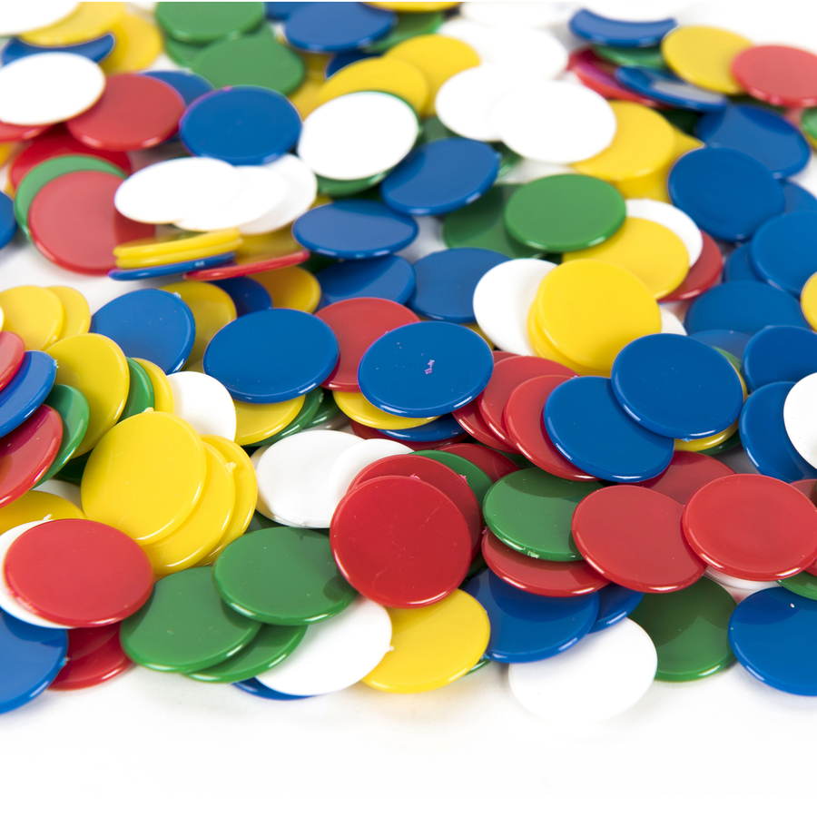 Buy Multicoloured 20mm Plastic Counters | TTS
