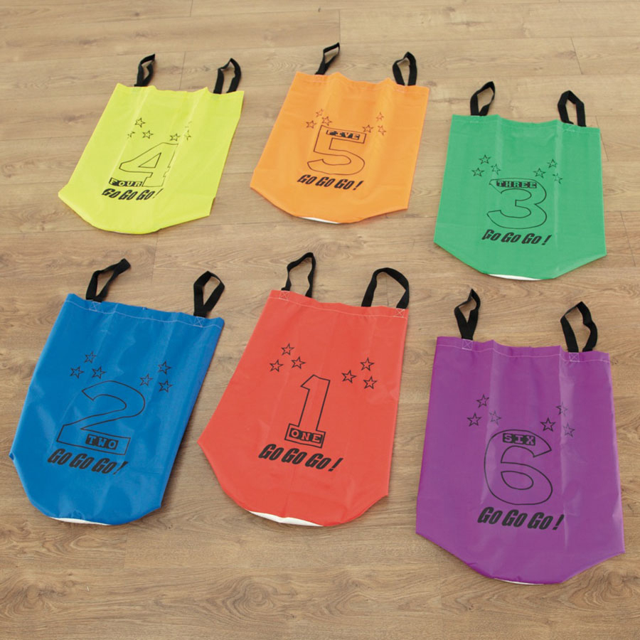 Non Slip Jumping Sacks 6pk | Play Equipment | TTS