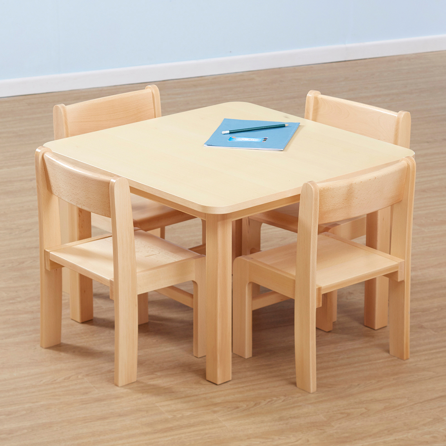 Buy Beech Veneer Square Classroom Table | TTS