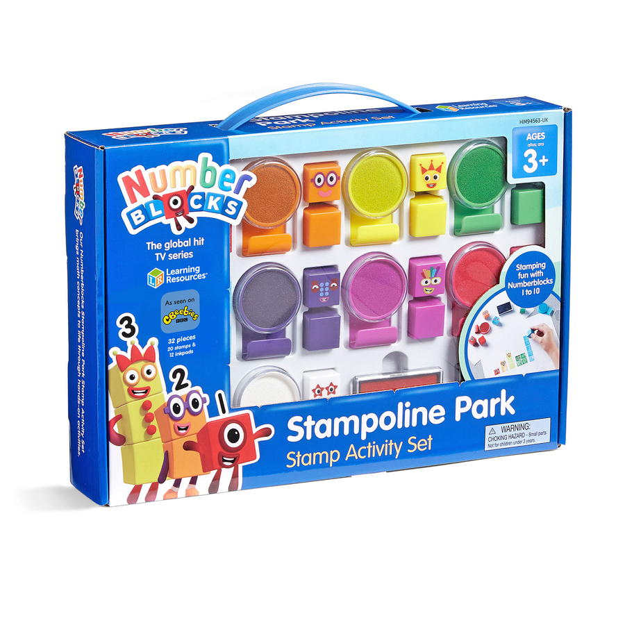 Numberblocks Stampoline Park Stamp Activity Set | Number & Amount | TTS