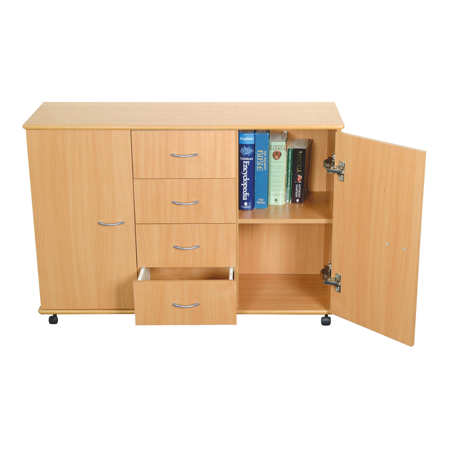 Profile Mobile Book Storage Unit with 6 Compartments | Storage | TTS