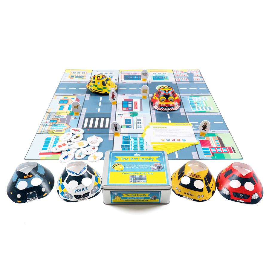 TTS Bee-Bot® Our Community Activity Tin | Programming | TTS