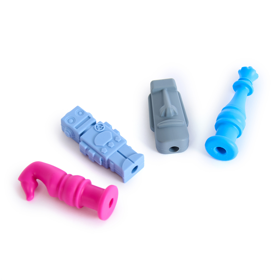 Buy Chewable Pencil Toppers 4pk | TTS