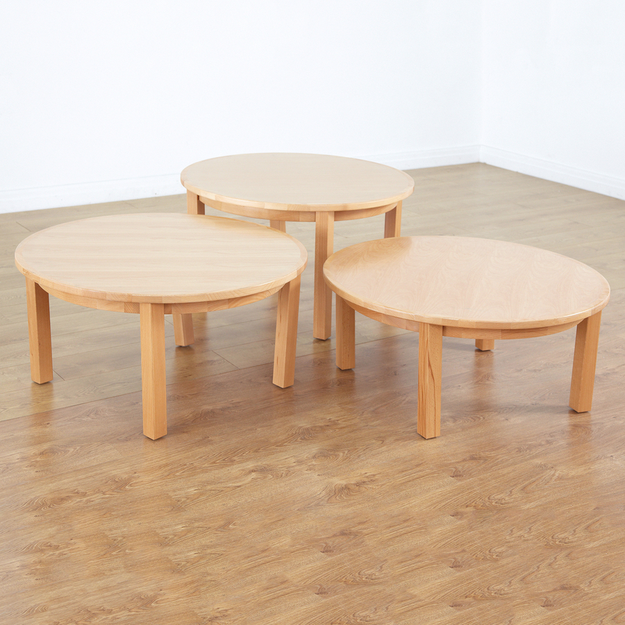 Buy Beech Veneer Round Classroom Table | TTS