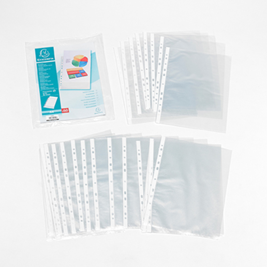 A4 Clear Punched Pockets | Document Wallets & Dividers | TTS