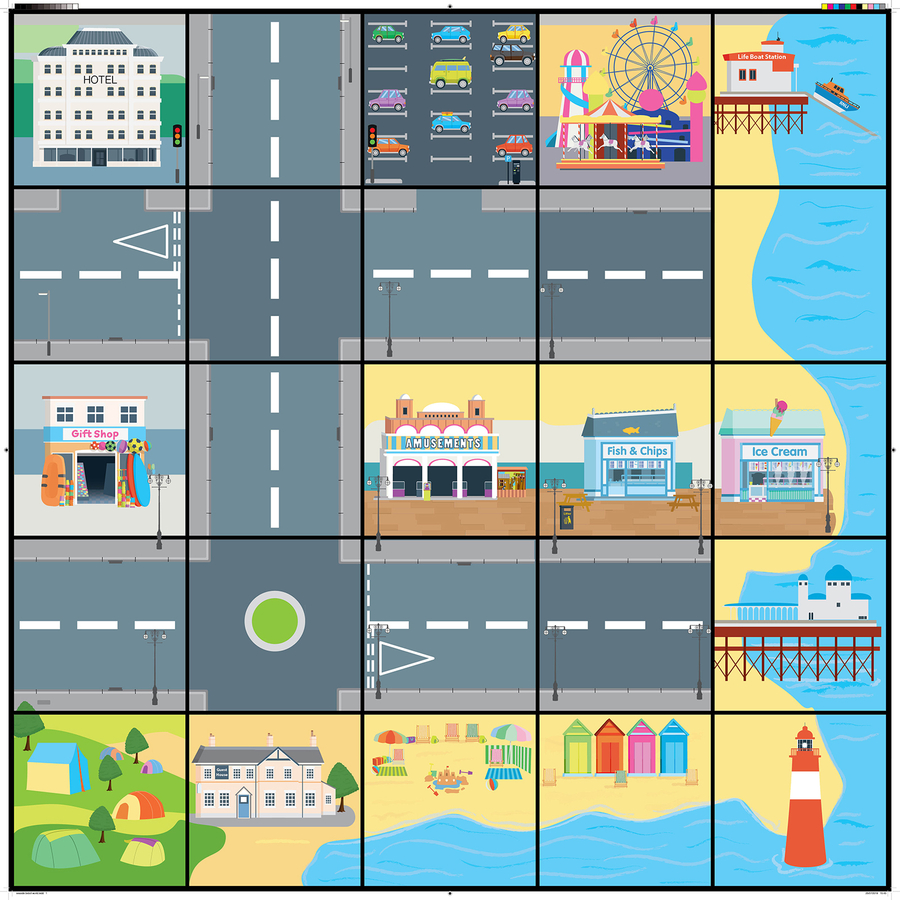 TTS Bee Bot® Seaside Mat | Programming | TTS