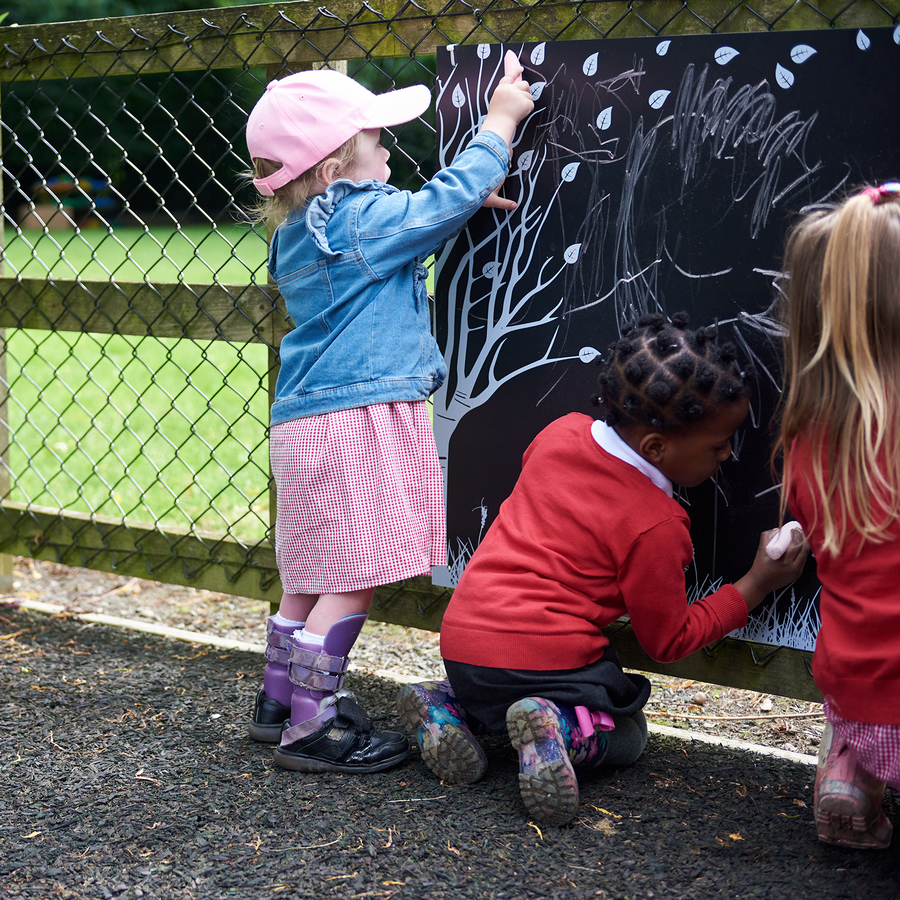 Eco Giant Outdoor Chalkboard Nature's Patterns | TTS