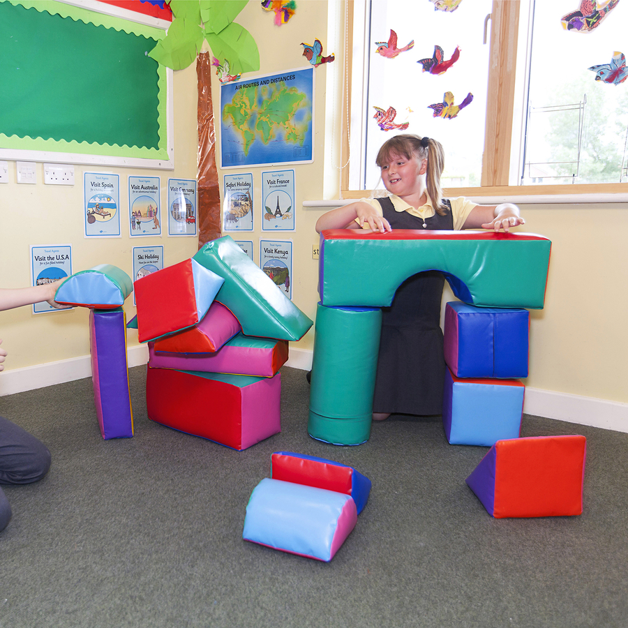 Buy Soft Play Childrens Construction Kit 14pk | TTS