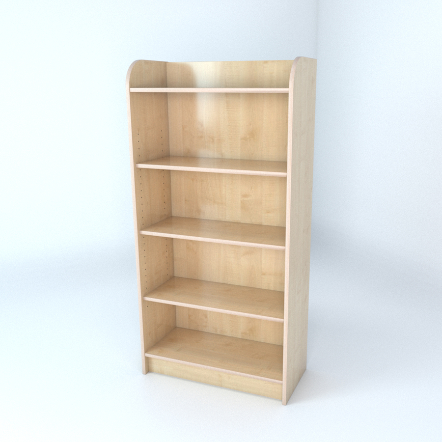 Library Bookcase In Maple | Storage | TTS