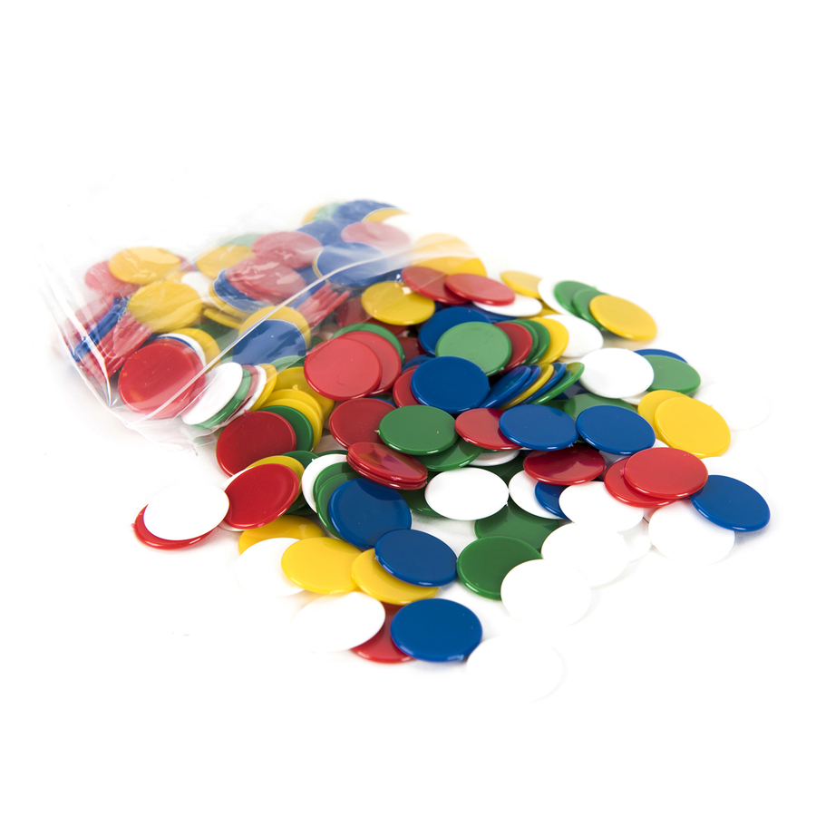 Buy Multicoloured 20mm Plastic Counters | TTS