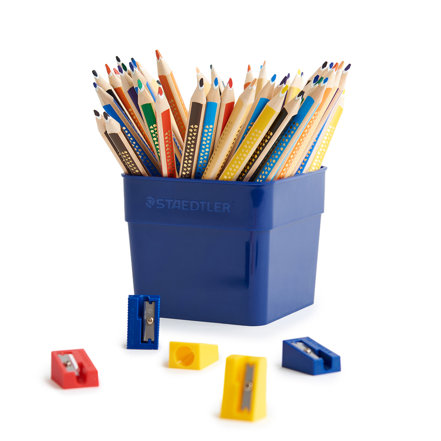 Buy STAEDTLER Noris Jumbo Tri Colour Pencils 50pk | TTS