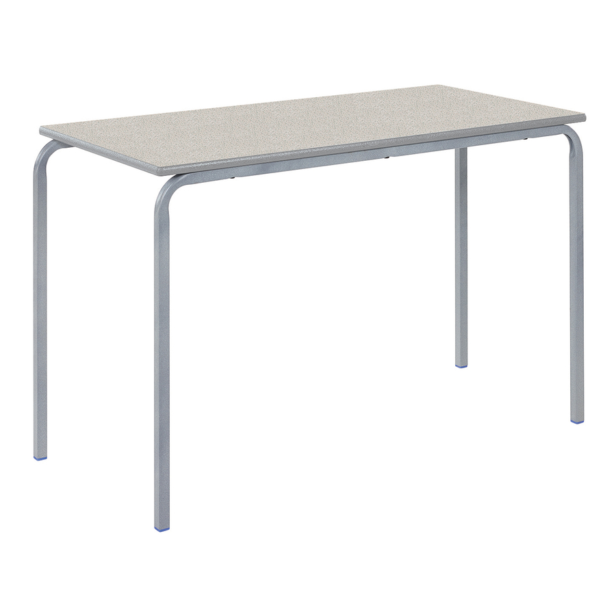 Crush Bent PU Edge Rectangular Table | Tables | TTS