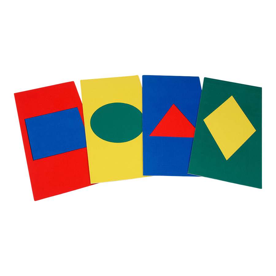 Coloured Floor Play Mats with Printed Shapes | Play Equipment | TTS