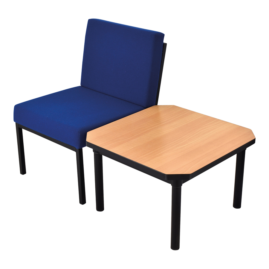 Gopak Enviro Square Coffee Table 600mm x 600mm | Tables | TTS