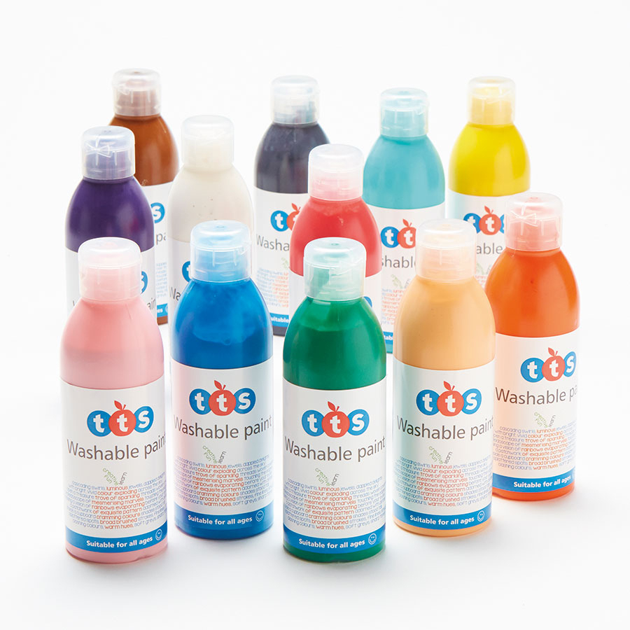 TTS Washable Ready Mixed Paint Assorted | Paint | TTS