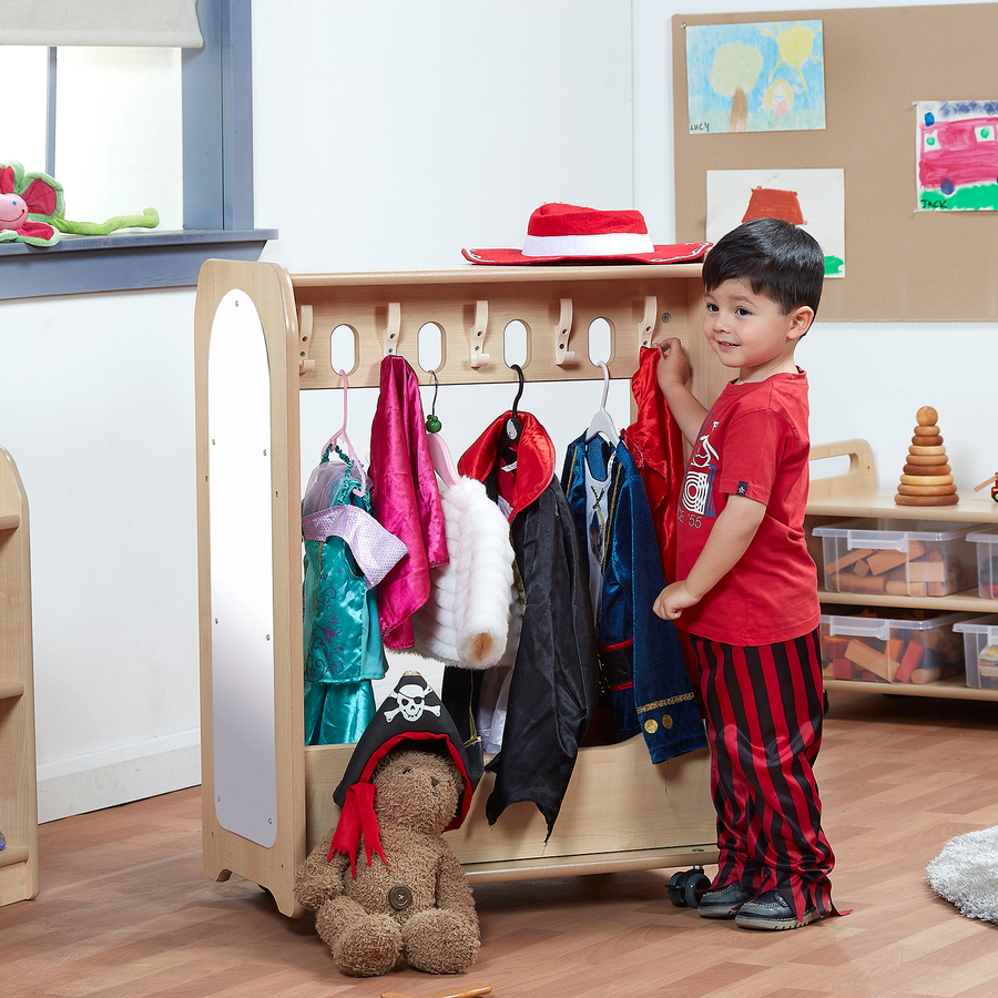 Mini Mobile Dressing Up Unit | Early Years Furnitu | TTS