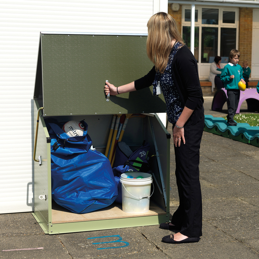 Outdoor Metal Storage Unit | Sports Storage | TTS