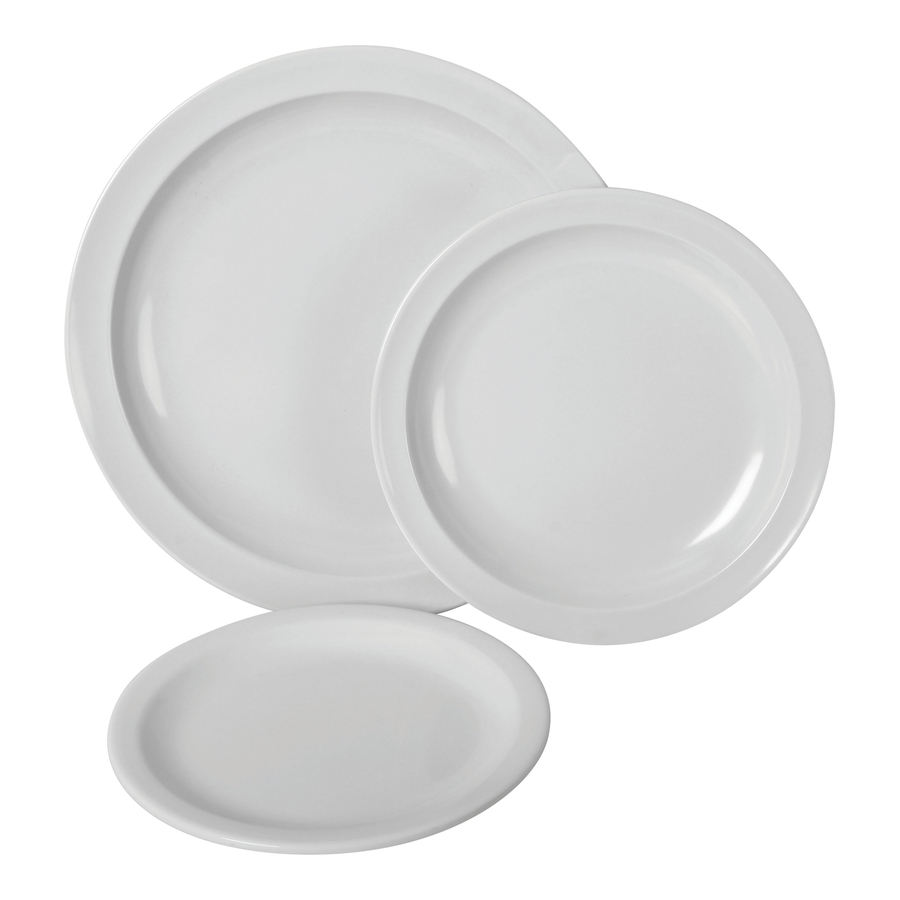 White Melamine Plates | Tableware | TTS